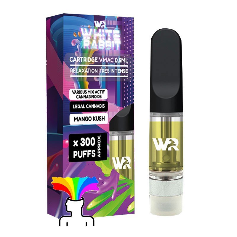 Recharge Vape Pen VMAC CBD ️ Cartouche White Rabbit puissant