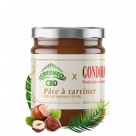 Pâte à tartiner au CBD Greeneo ️ chocolat sans huile de palme, avis